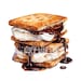 Watercolor Smores Clipart - 8 High-resolution Pngs for Scrapbooking ...