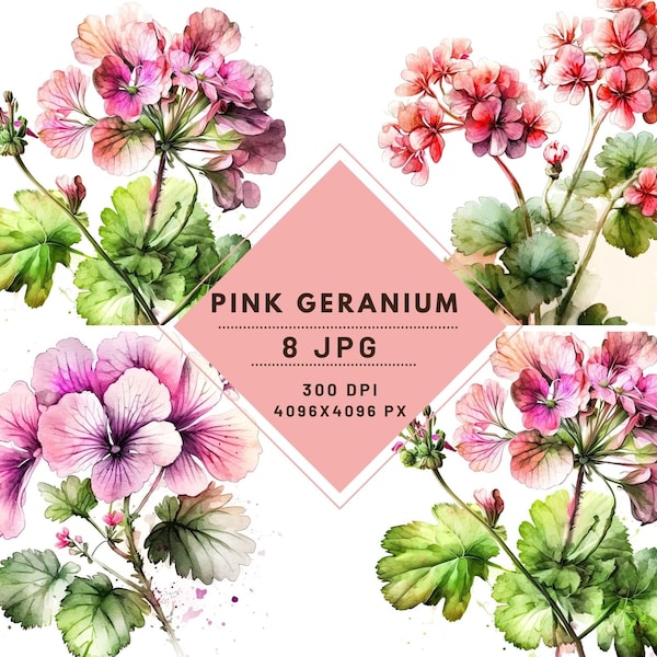 Geranium Print - Etsy