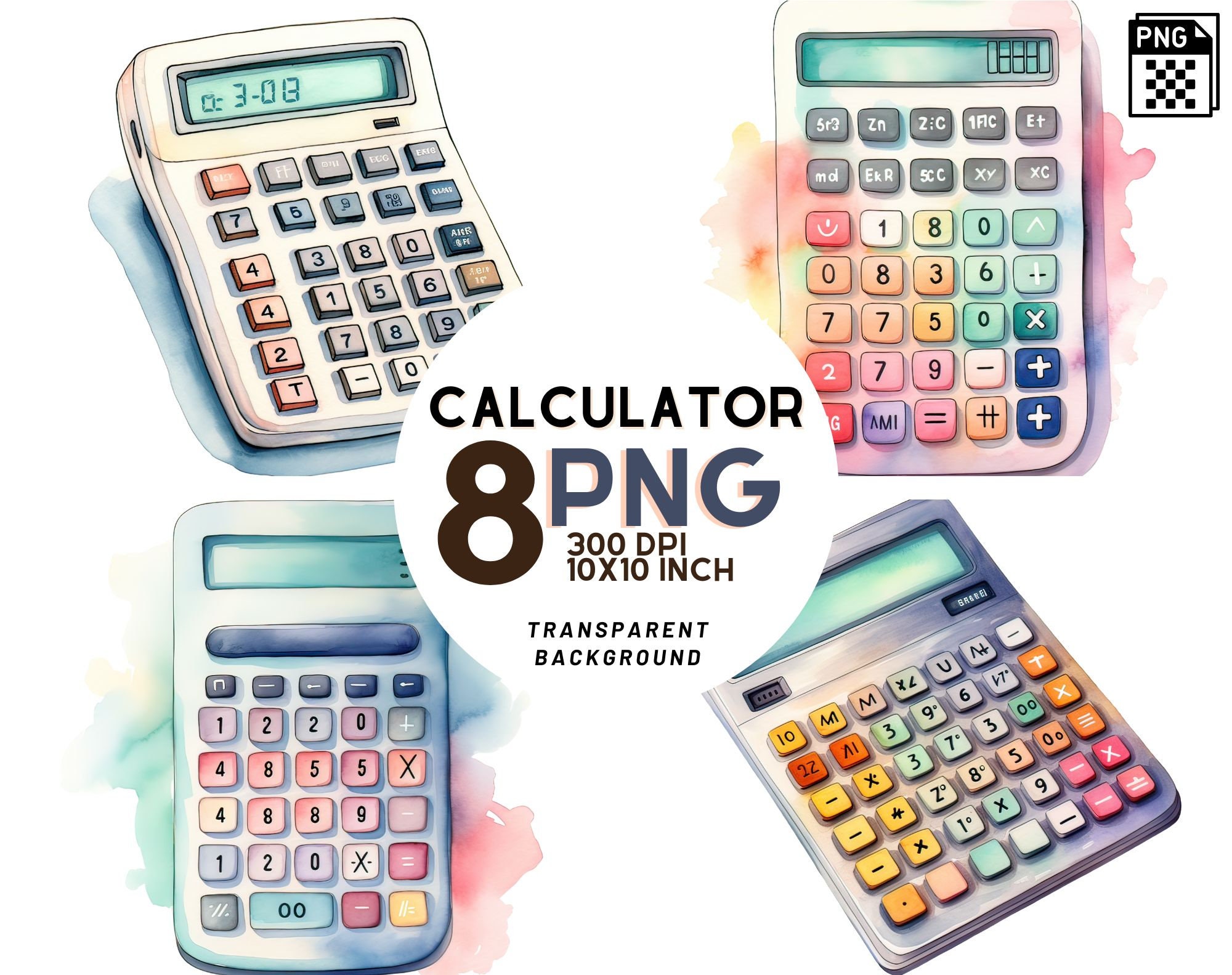 Graphing Calculator Clip Art