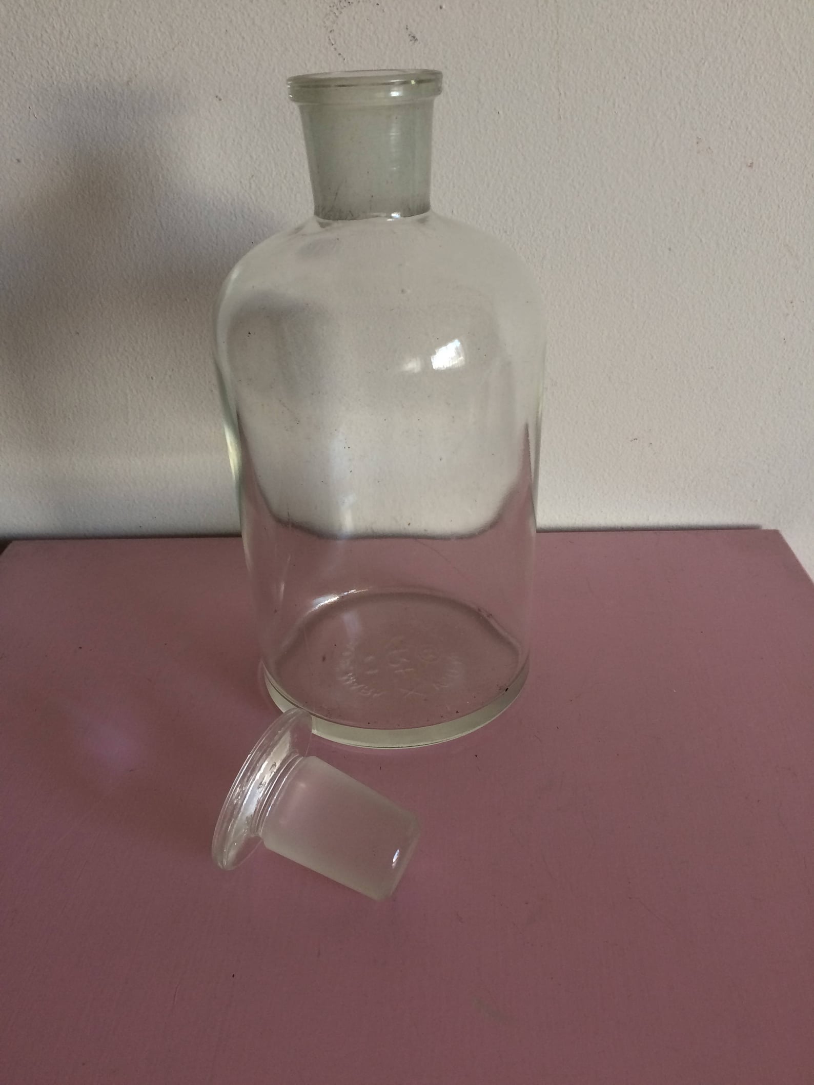 Vintage Pyrex Apothecary Glass Bottle 29 with Stopper | Etsy