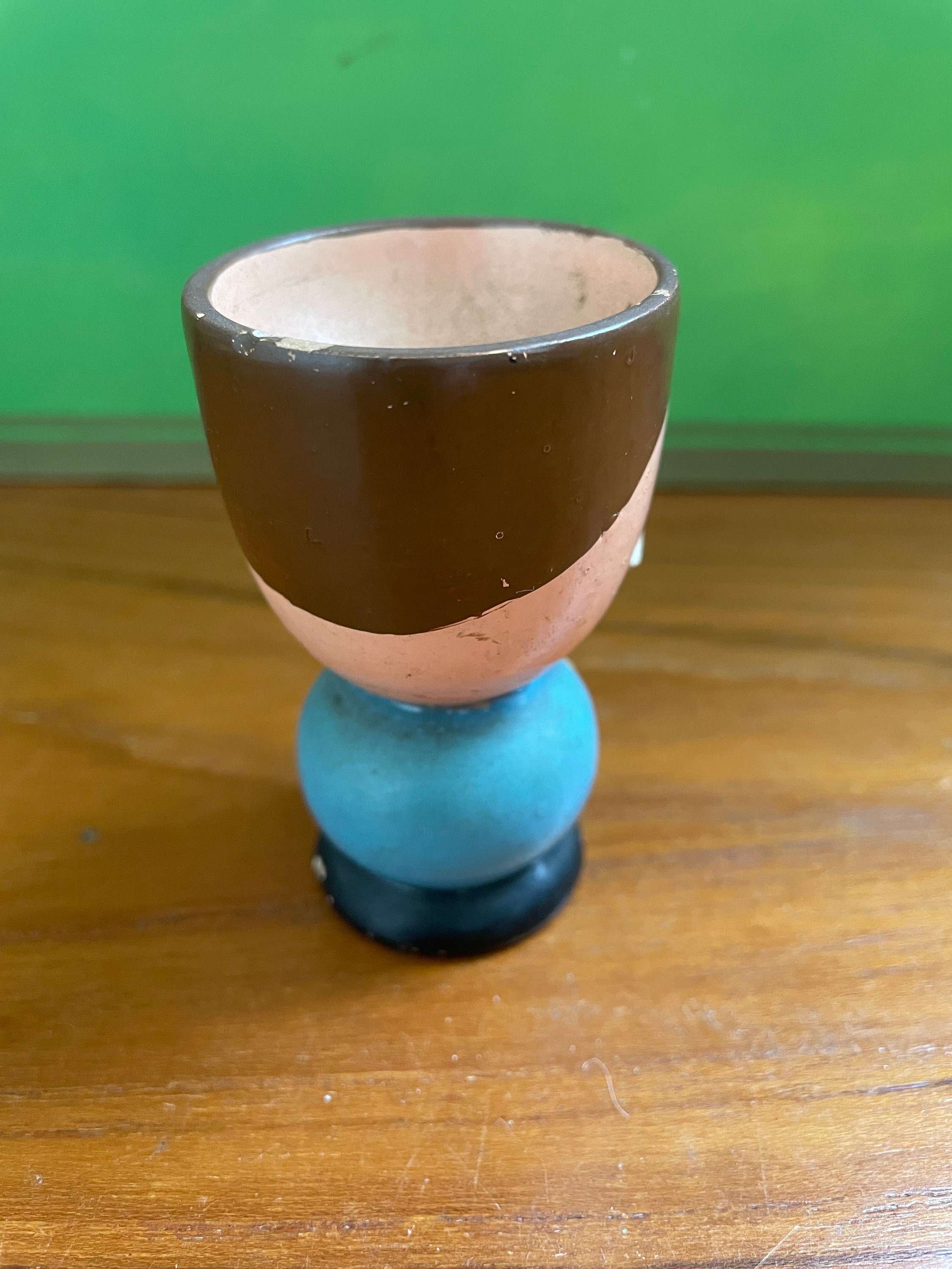 Vintage Sevi Wood Sailor Egg Cup - Etsy
