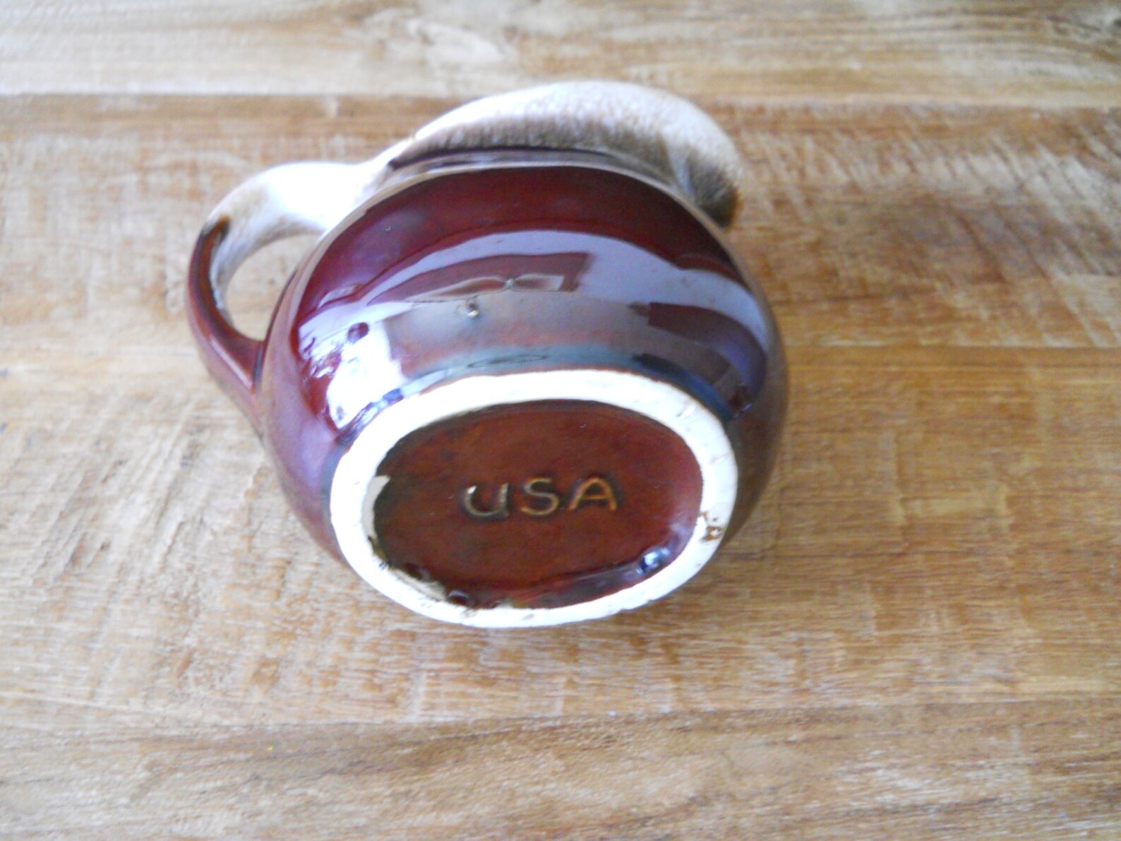 Brown Drip Small Pitcher/vase - Etsy