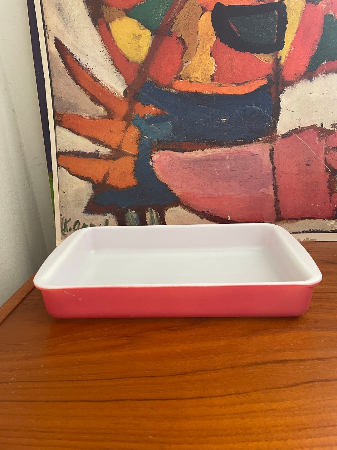 Pyrex Flamingo Pink Baking Pan - Etsy