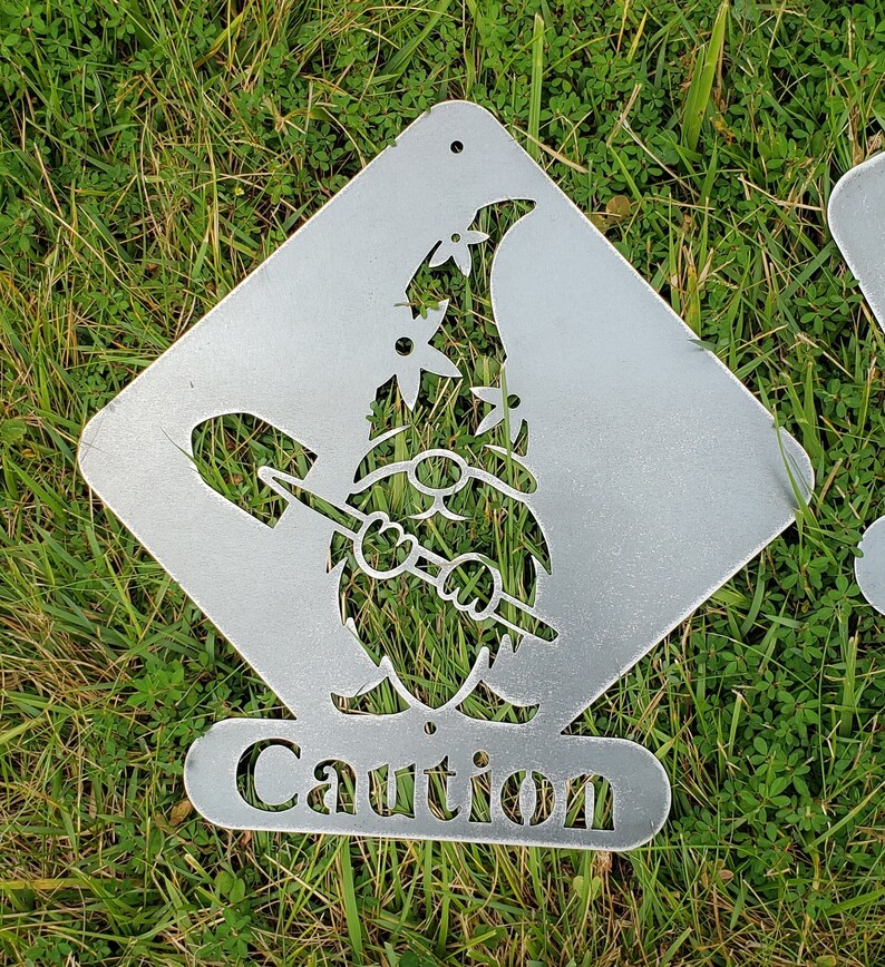 Caution Gnomes at Work Metal Signs - Etsy