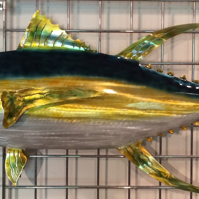 Metal Fish Sculpture - Etsy