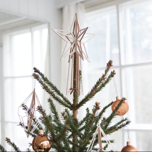 Wood Star Tree Topper - Etsy