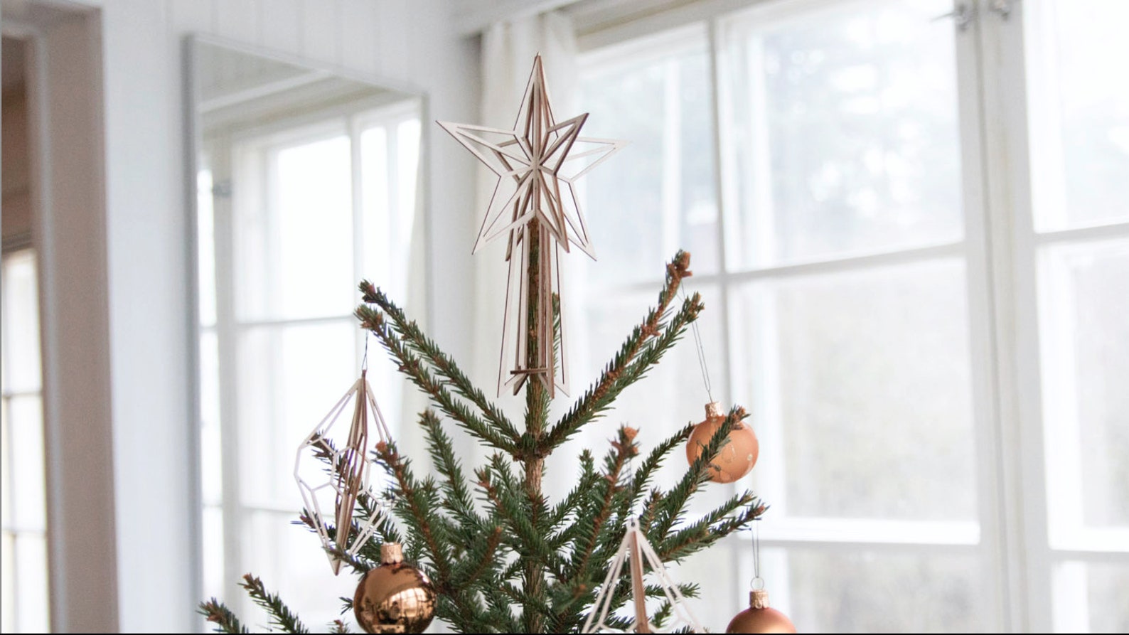 Big Wooden Christmas Tree Topper - Etsy