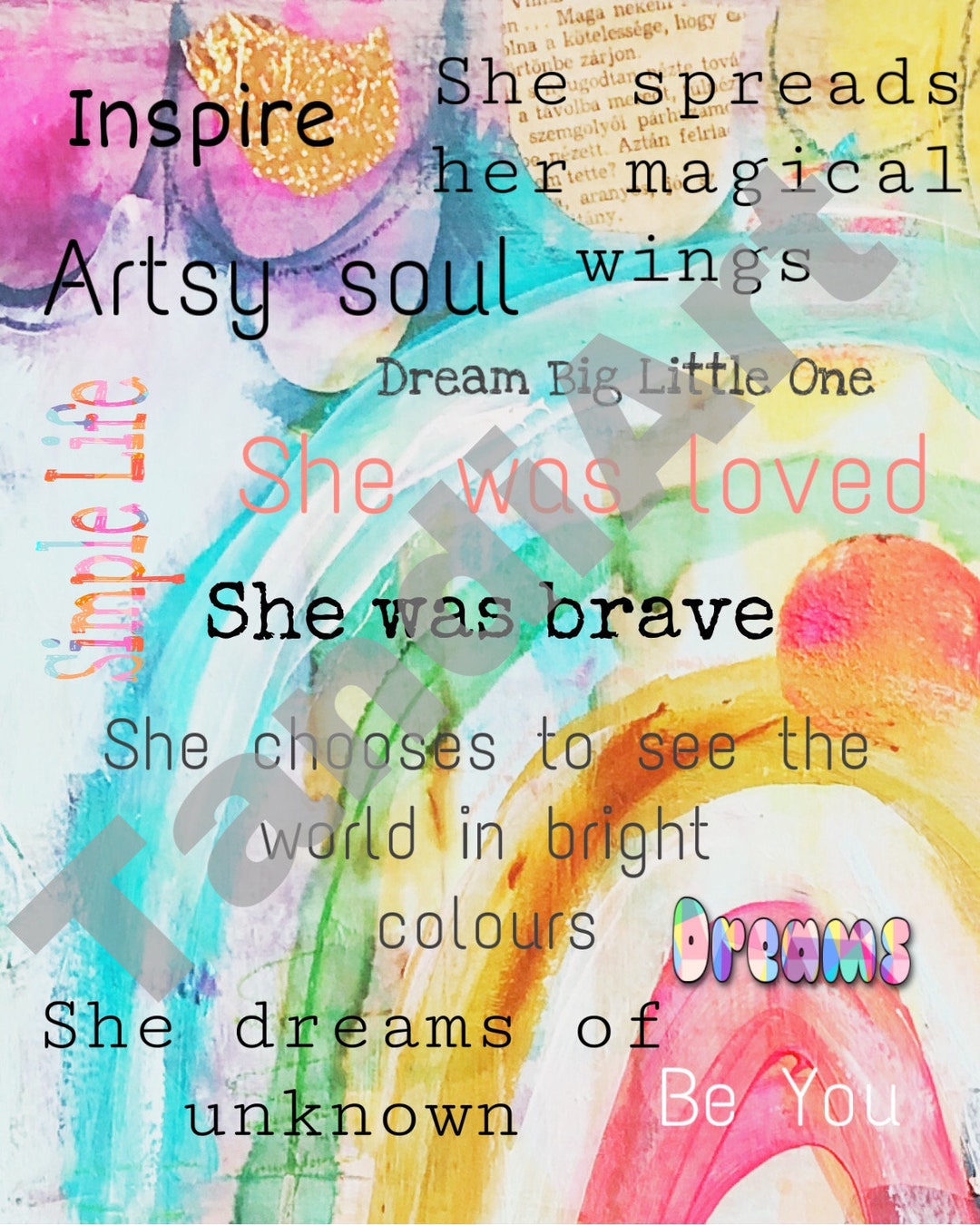 Fairy Quotes1- Digital Image for Papercraft, Quotes Cardmaking ...