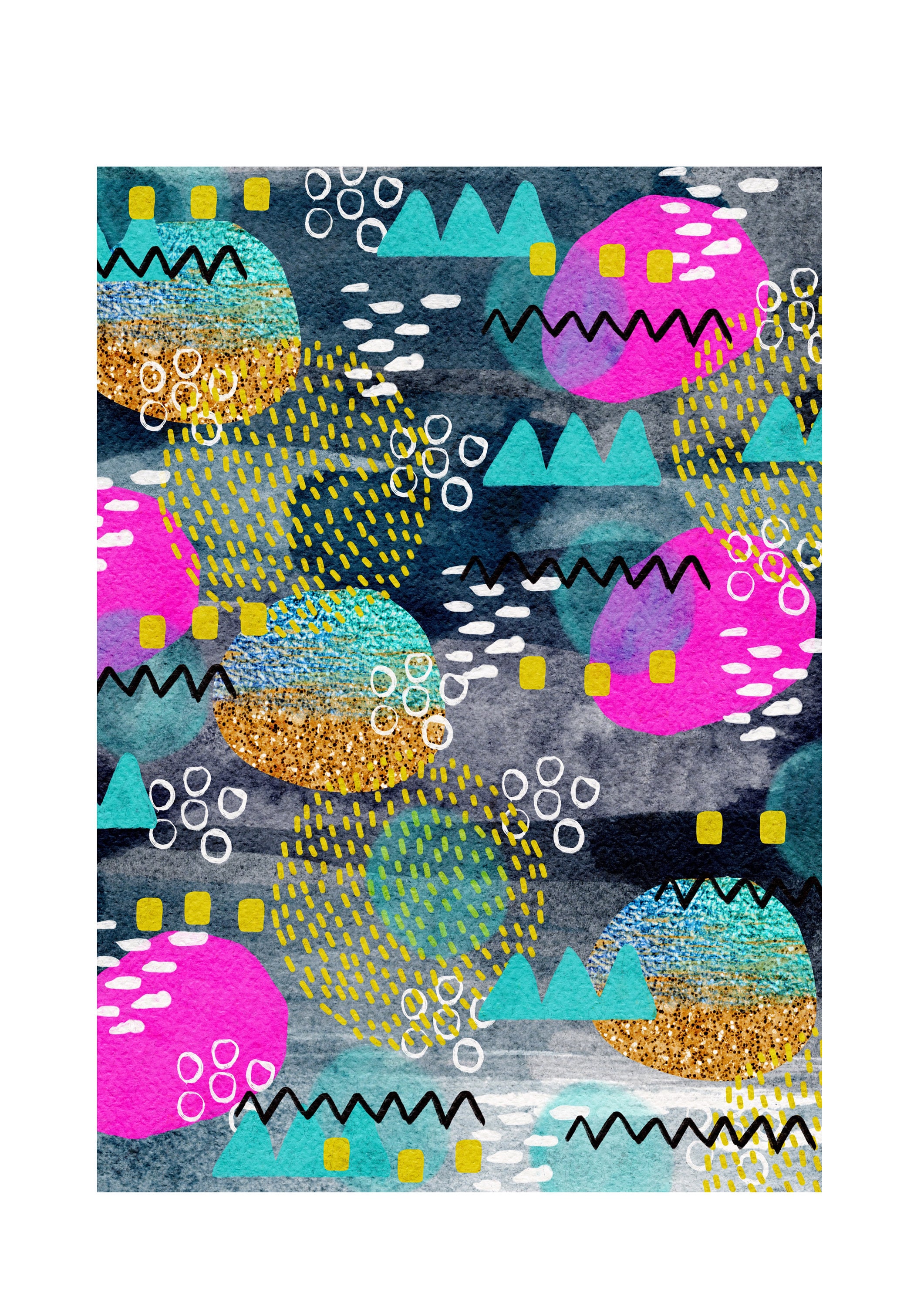 Stardust Backgrounds Part 2 - A4 Digital Collage Sheets, Printables ...