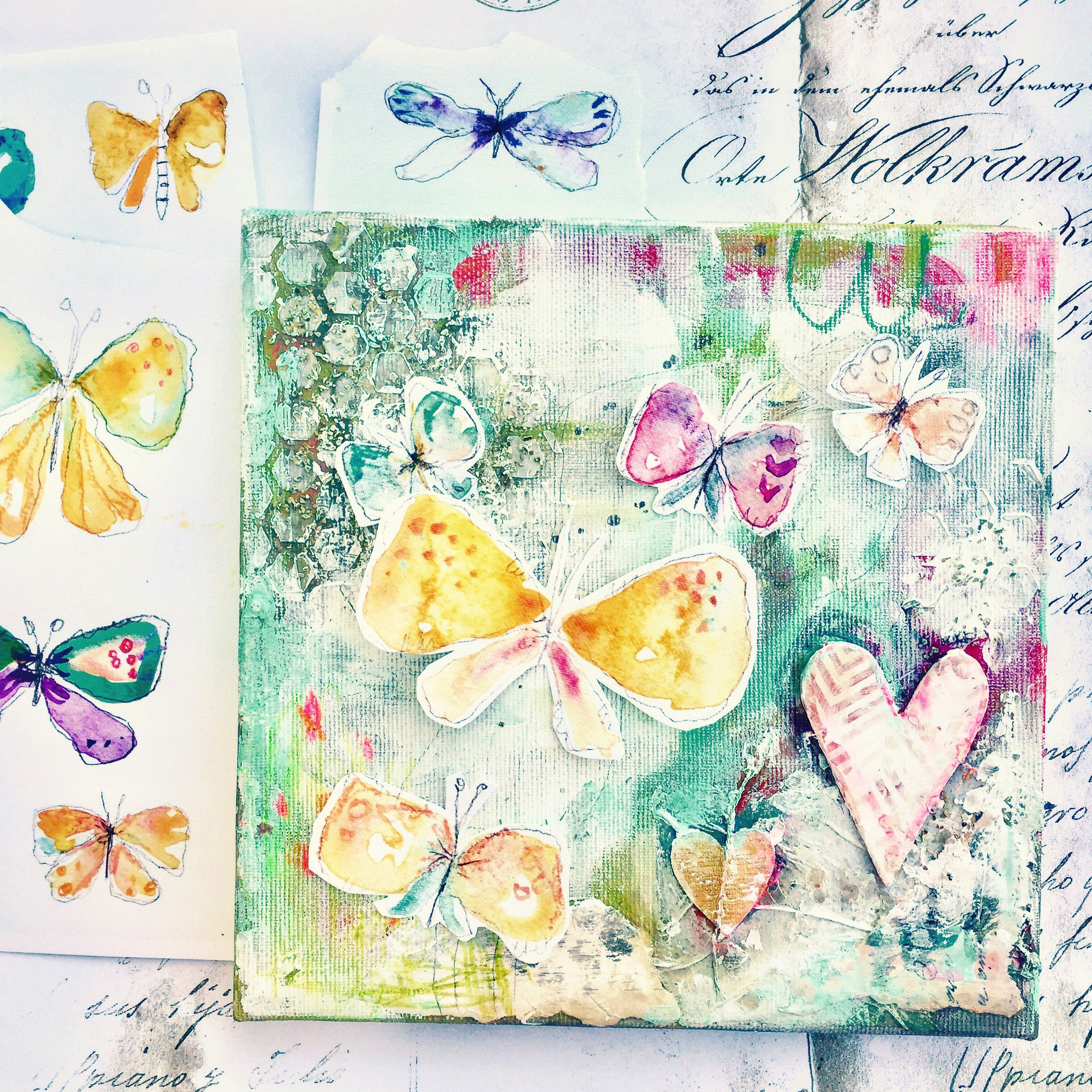 Mariposa-imagen digital para collage decoración del hogar y | Etsy