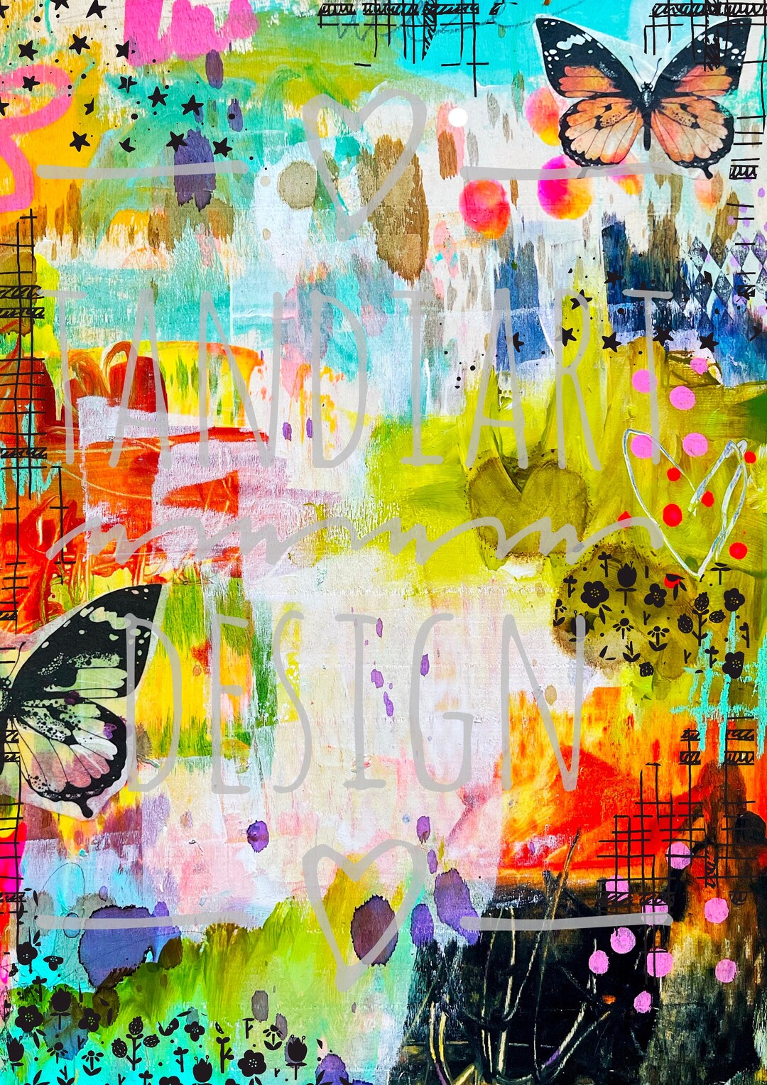 Just Magic- Background Digital Image for Papercraft, a Printable Image ...