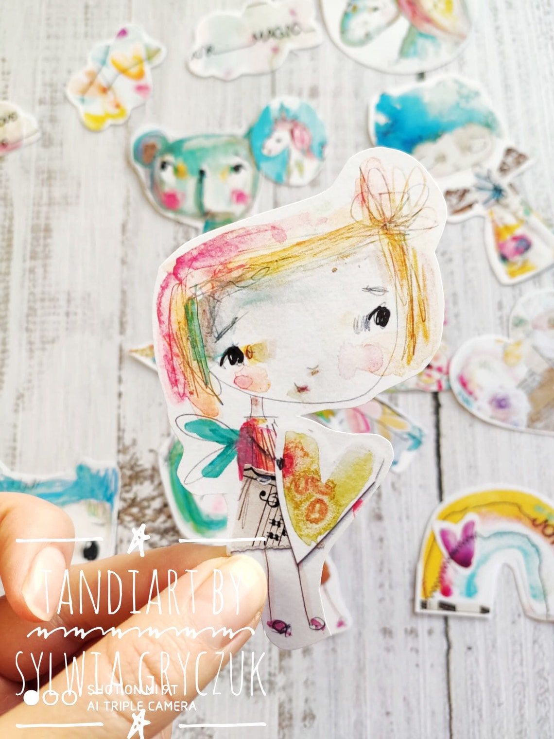 Tandiart Sticker Pixie Dust No 12 fairy Stickers - Etsy UK