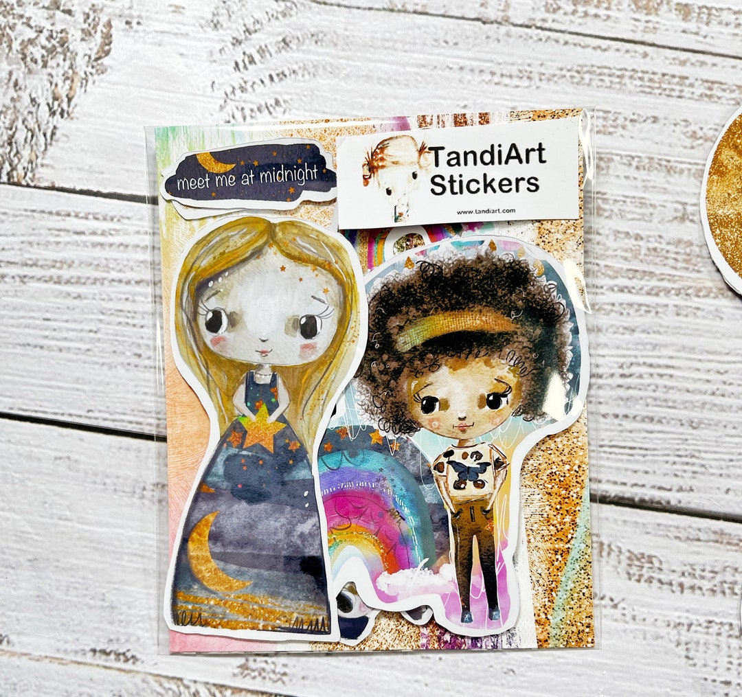 Tandiart Sticker Pack Stardust -fairy Stickers, Illustrations, Planner ...