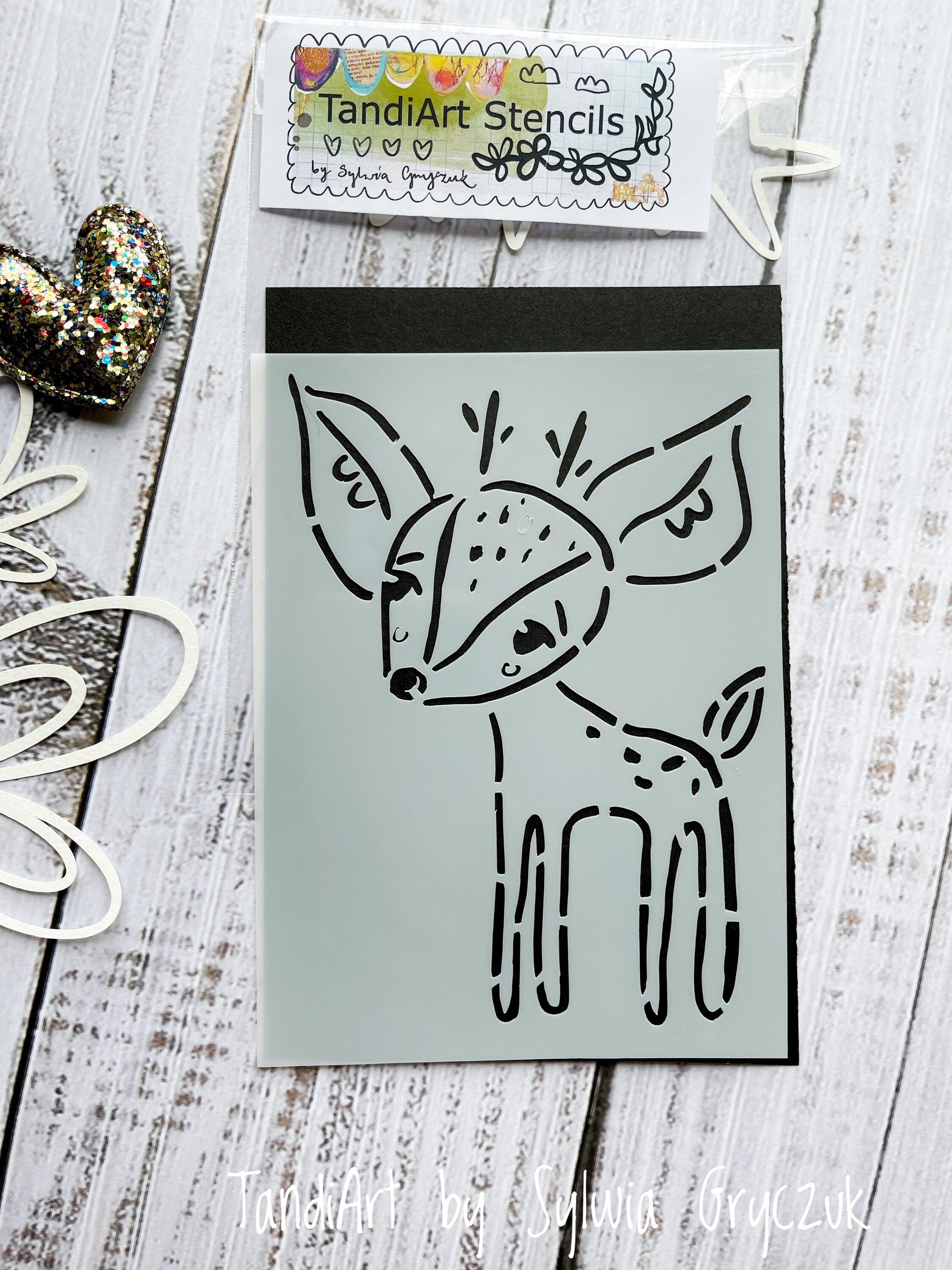 Baby Deer Stencil
