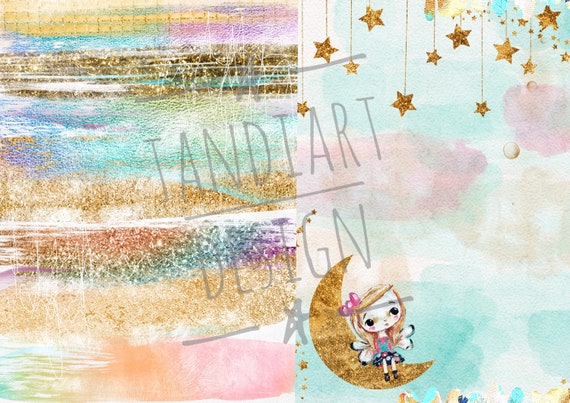 Stardust 06 Digital Image for Papercraft a Printable Image | Etsy