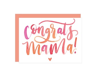 Congrats Mama-to-be Pregnancy Digital Greeting Card 5x7 - Etsy