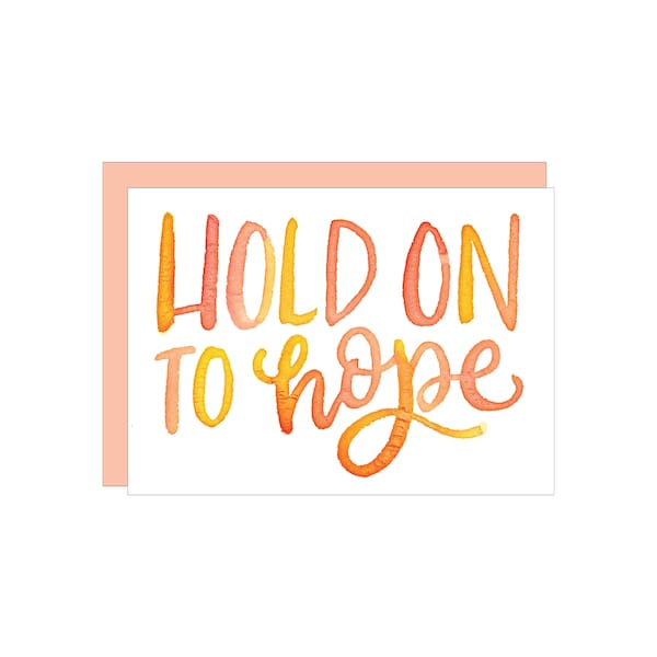 Hope Greeting Cards - Etsy