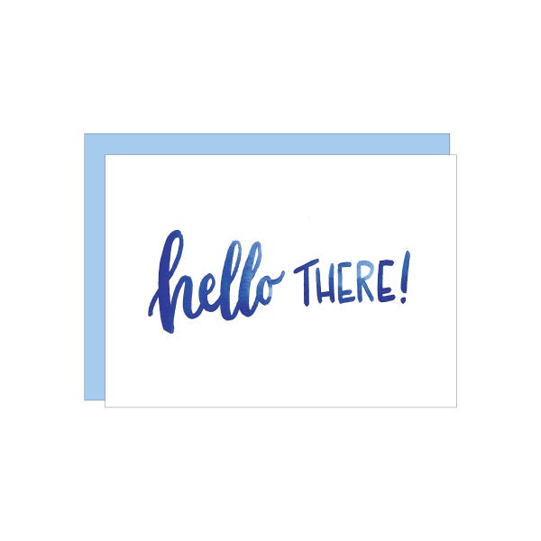 Hello Greeting Card - Etsy