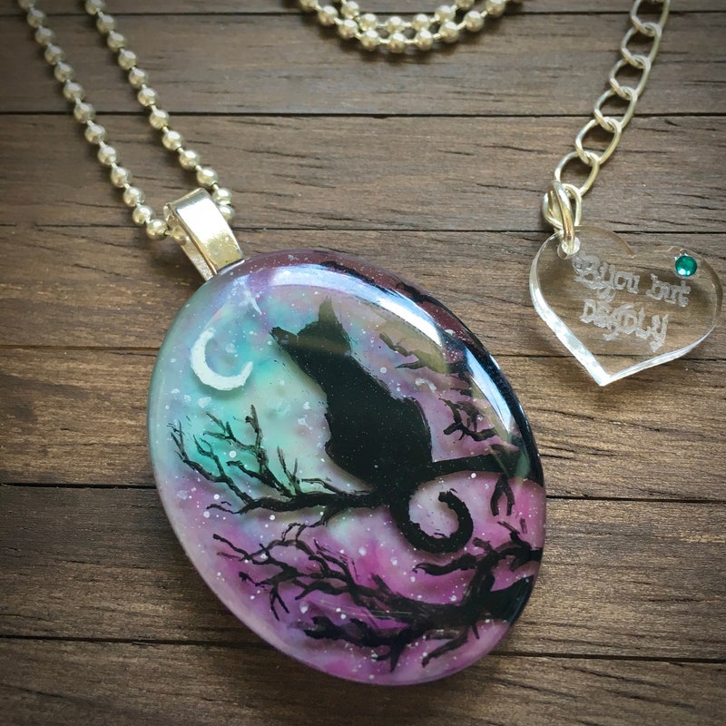 Resin Pendant - Etsy