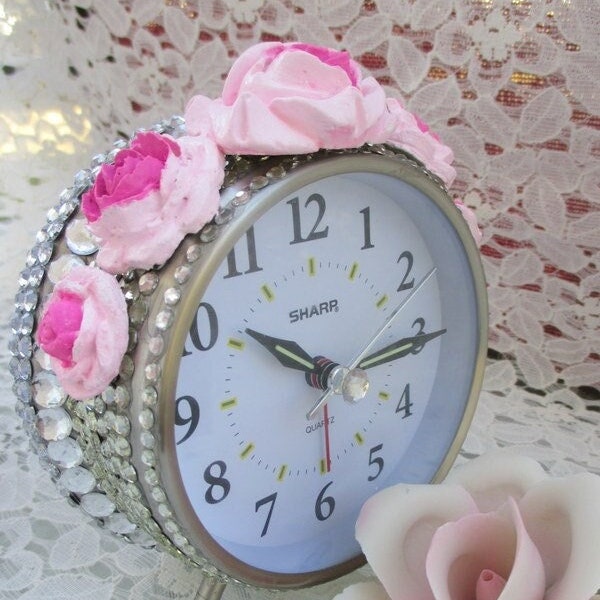Shabby Chic Clock - Etsy