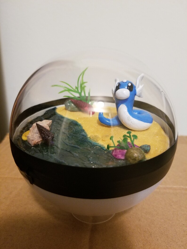 Custom Pokemon Terrarium, Pokemon Terrarium, Pokeball Terrarium ...