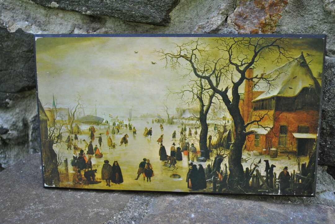 Henrik Avercamp Winter Scene Ice Skating Plaque Wall Art Flemish - Etsy