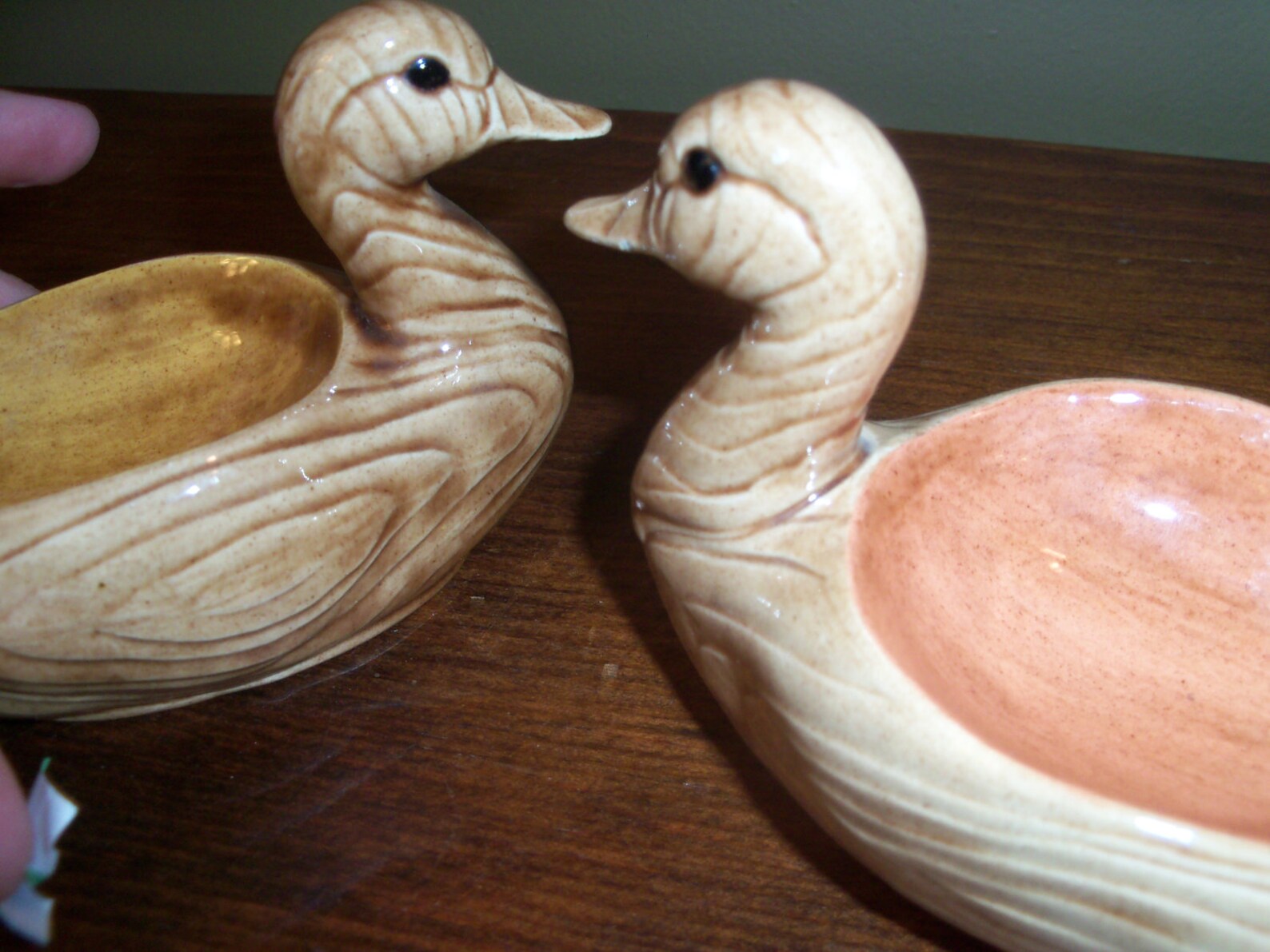 Charming Vintage 1973 Ceramic Duck Trinket Dishes - Etsy