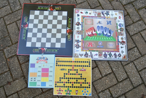 Vintage Game Boards Wall Decor Display Family Fun Room - Etsy