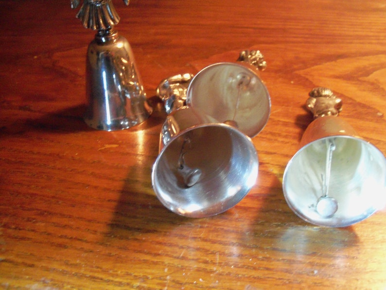 Set of 4 Vintage Reed and Barton Silver Plated Bells Holiday | Etsy