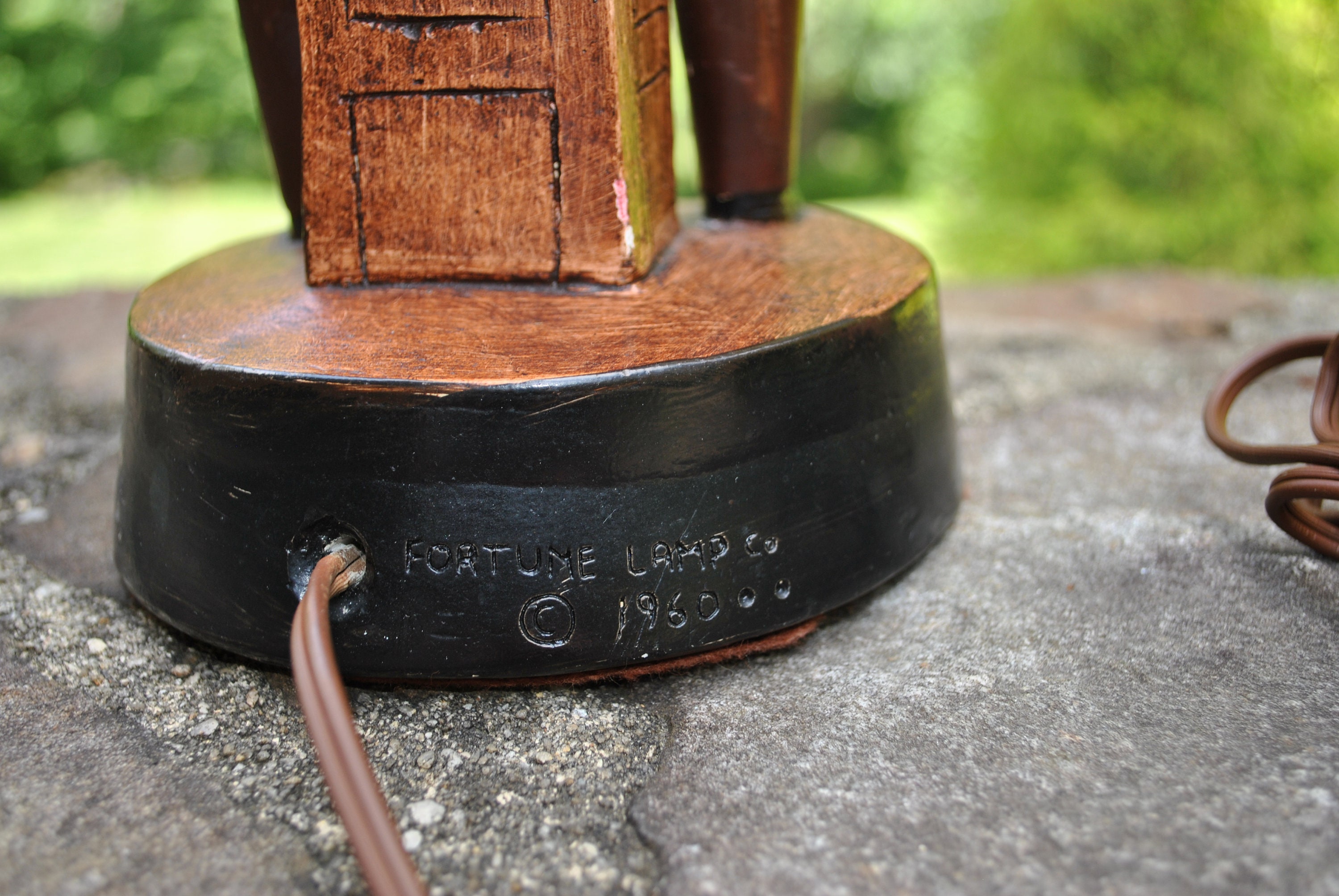 Lamp Race Track Tout Large Rare 1960 Equestrian Horse Fortune | Etsy