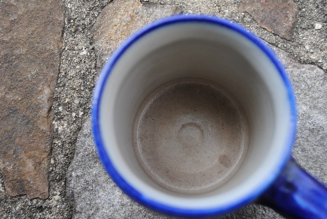 Vintage Handarbeit German Salt Glazed Stein Beer Cobalt Handmade ...