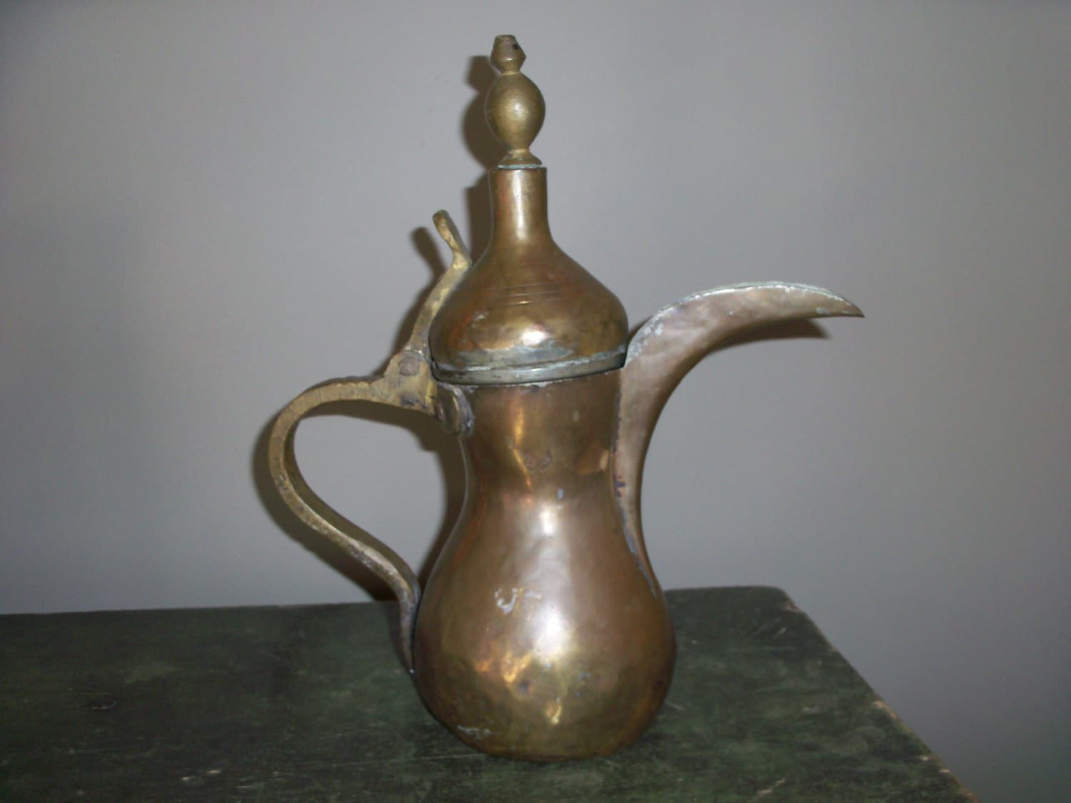 Antique Brass Pitcher Arabian Handmade Hammered | Etsy