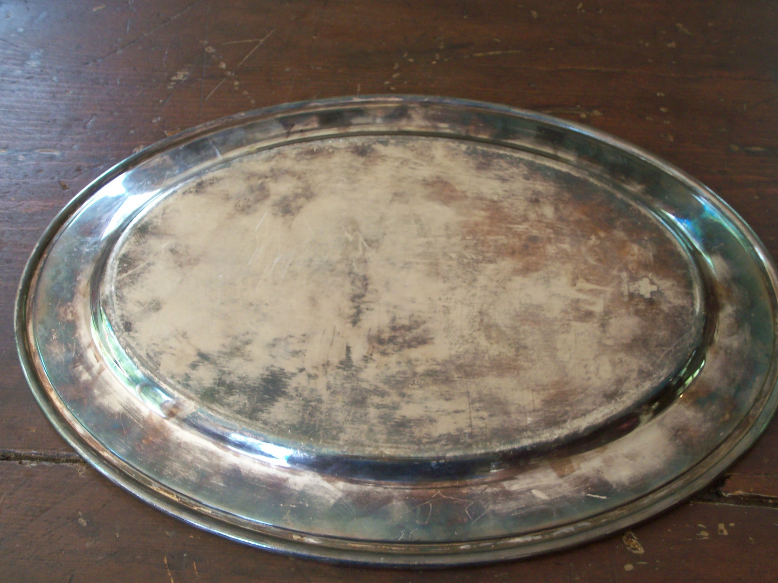 Vintage Gorham Siver Plate Serving Tray Initial R Oval Formal - Etsy