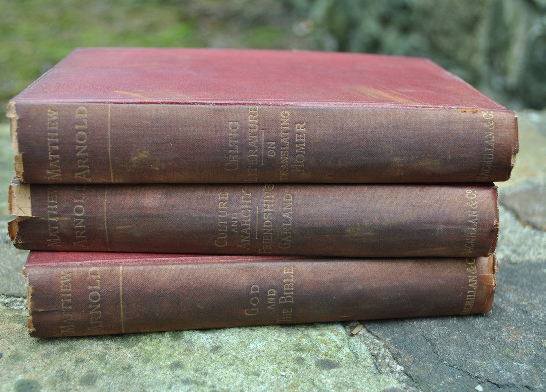 Antique 1883 Matthew Arnold Set of 3 Books Hardcover Celtic Religion ...