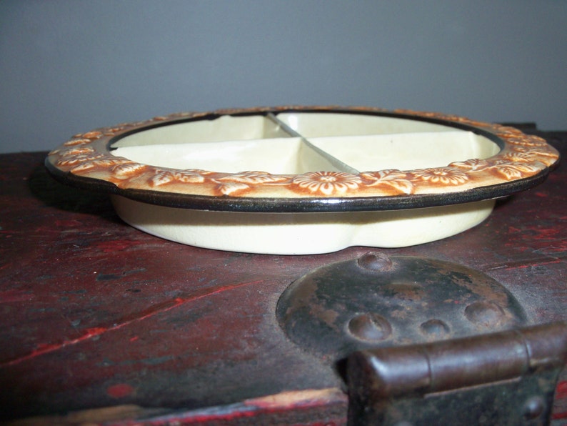 Vintage Ceramic Japan Handpainted Divided Plate - Etsy