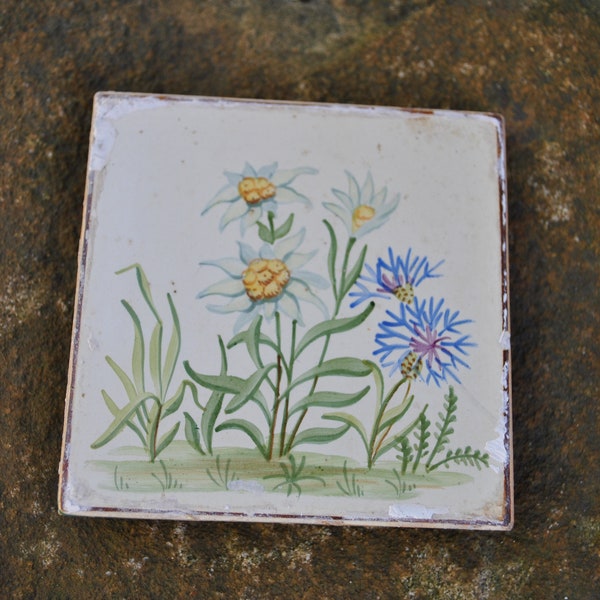 Hand Painted Ceramic Tiles - Etsy
