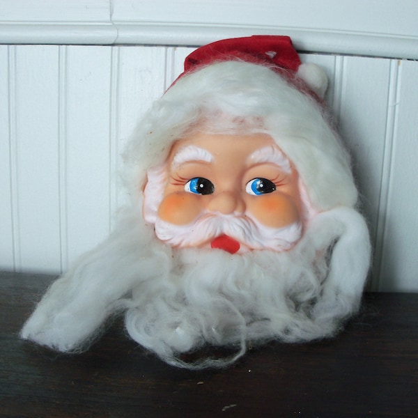 Santa Head Wall Hanging - Etsy