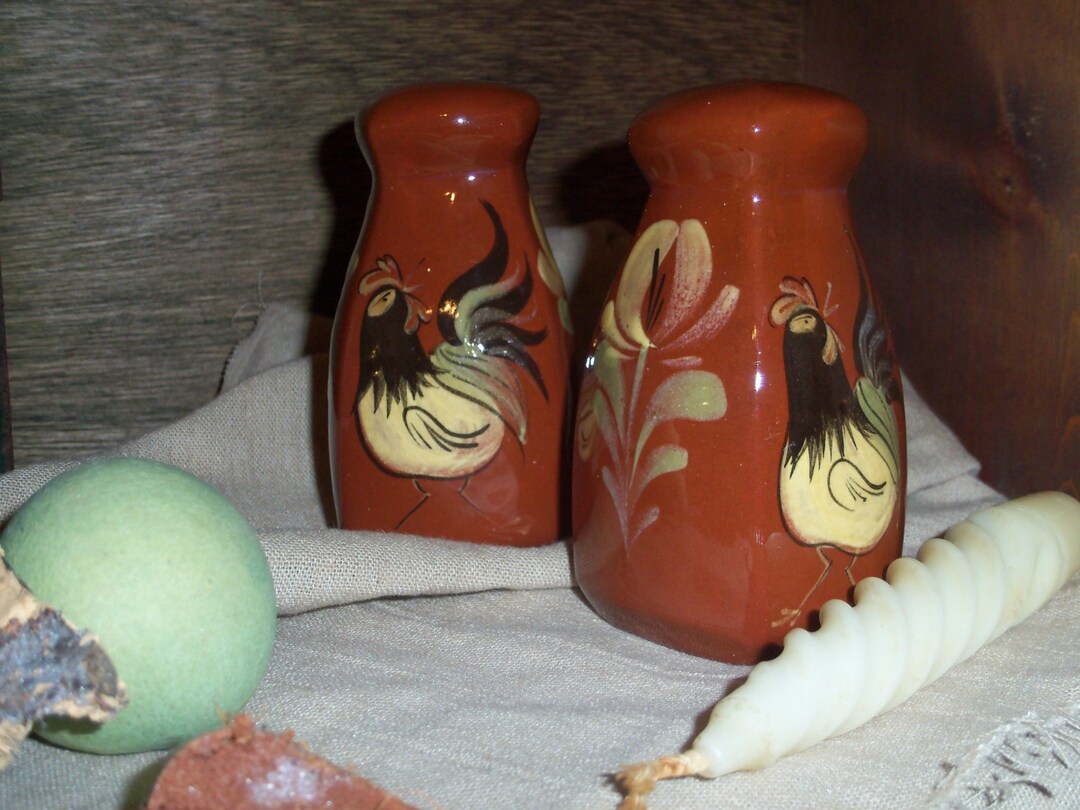 Handmade Ceramic Pottery Salt Pepper Shakers - Etsy