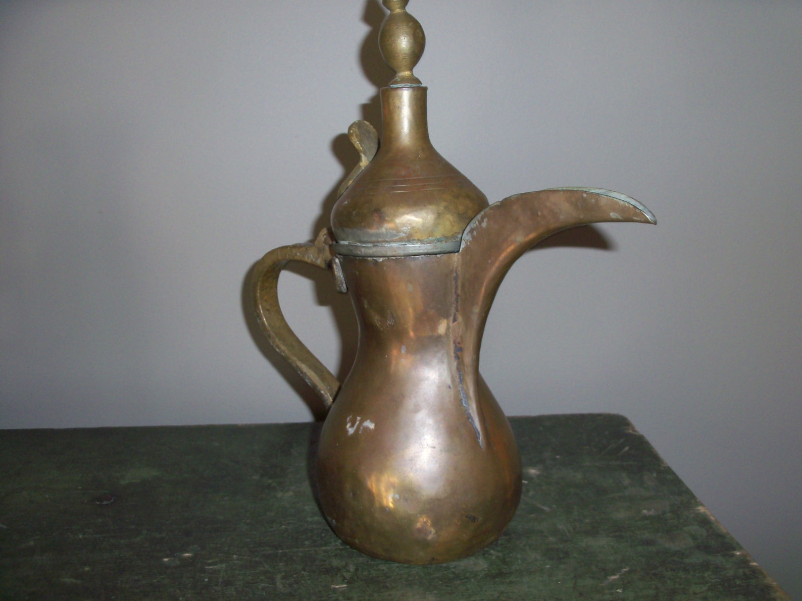 Antique Brass Pitcher Arabian Handmade Hammered | Etsy