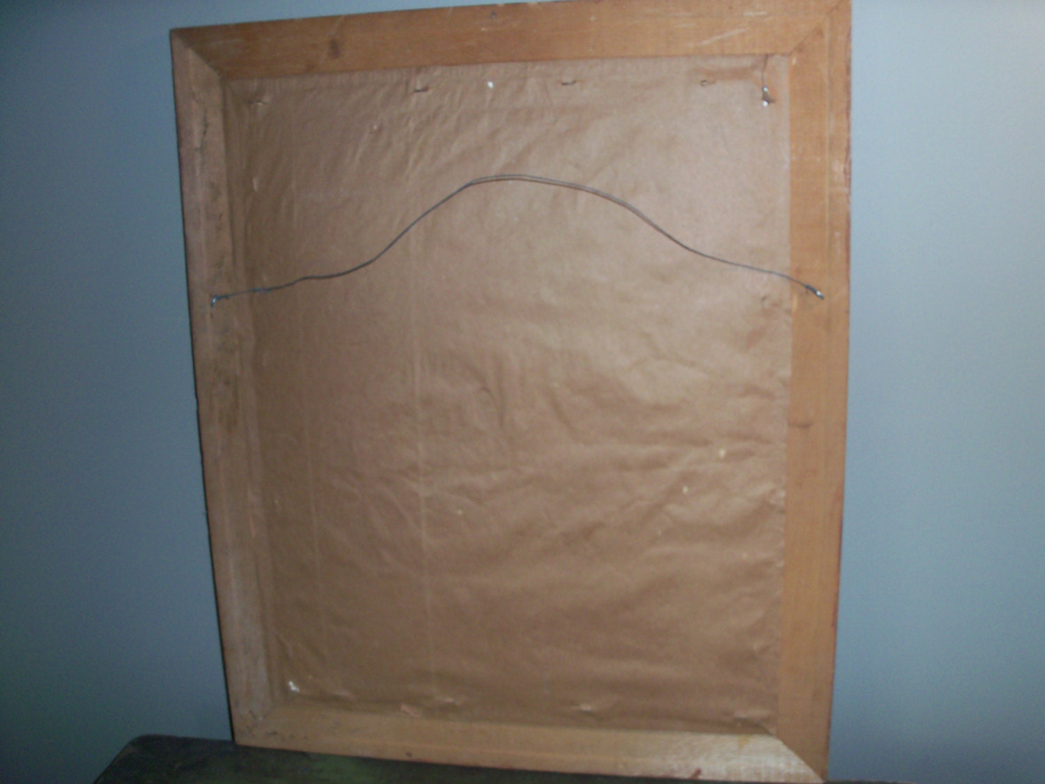 Large Vintage Hand Painted Nature Stream Woods Canvas Framed | Etsy