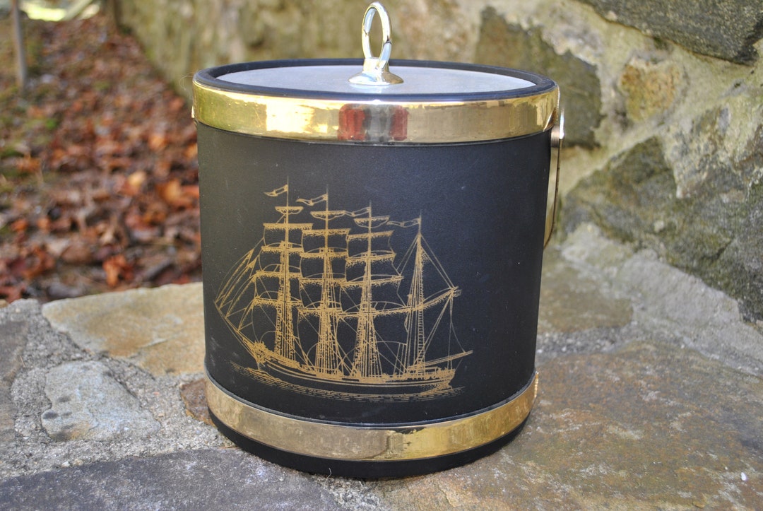 Ice Bucket Ship Schooner Sailing Ocean Champagne Chill Barware Beach - Etsy