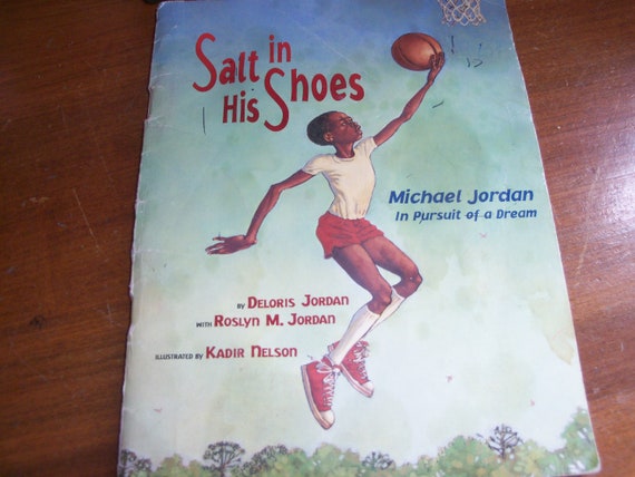 Vintage Michael Jordan Salt in his Shoes Book Basketball Dream | Etsy