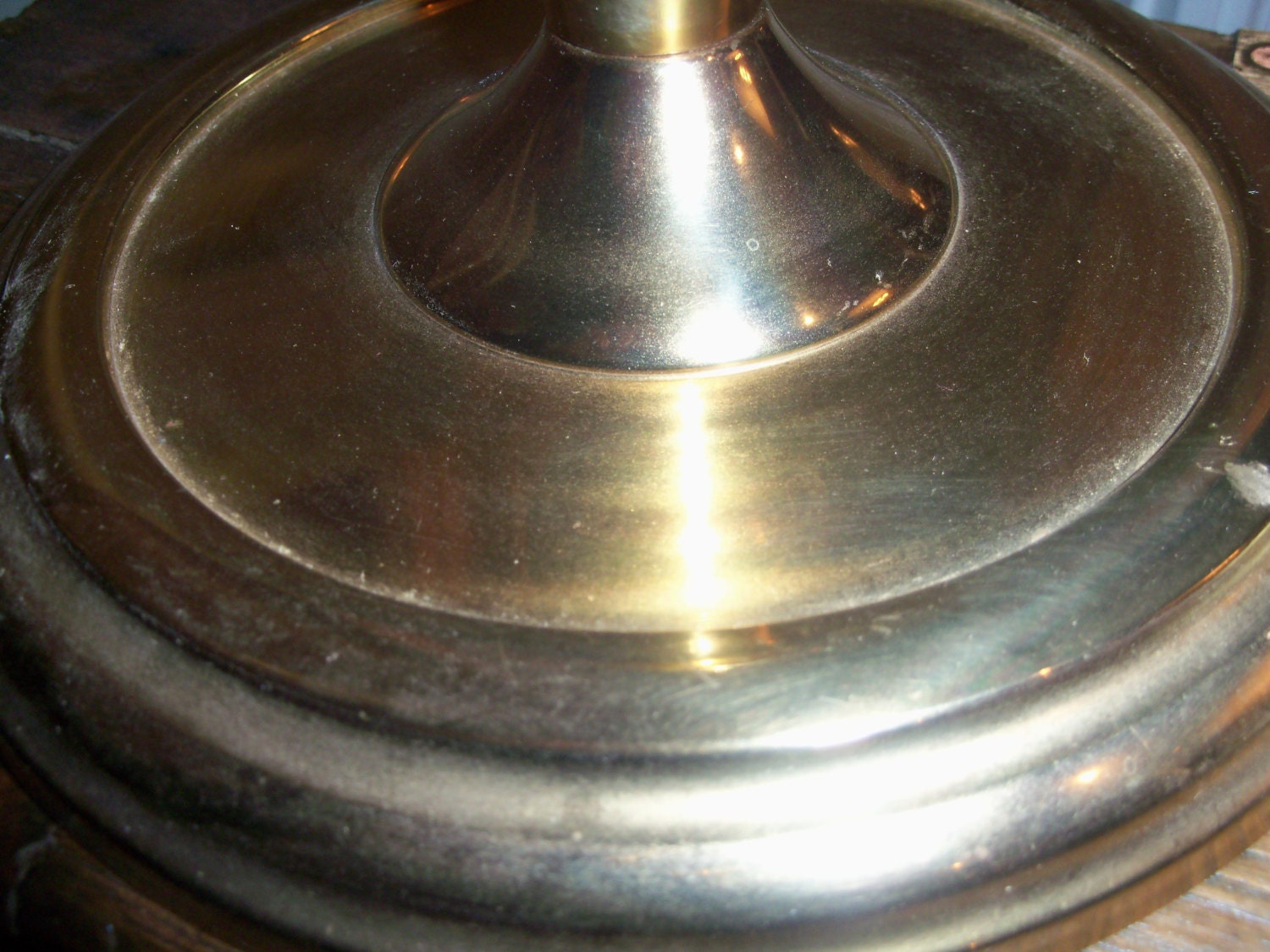 Vintage Large Base Brass Candle Holder India - Etsy