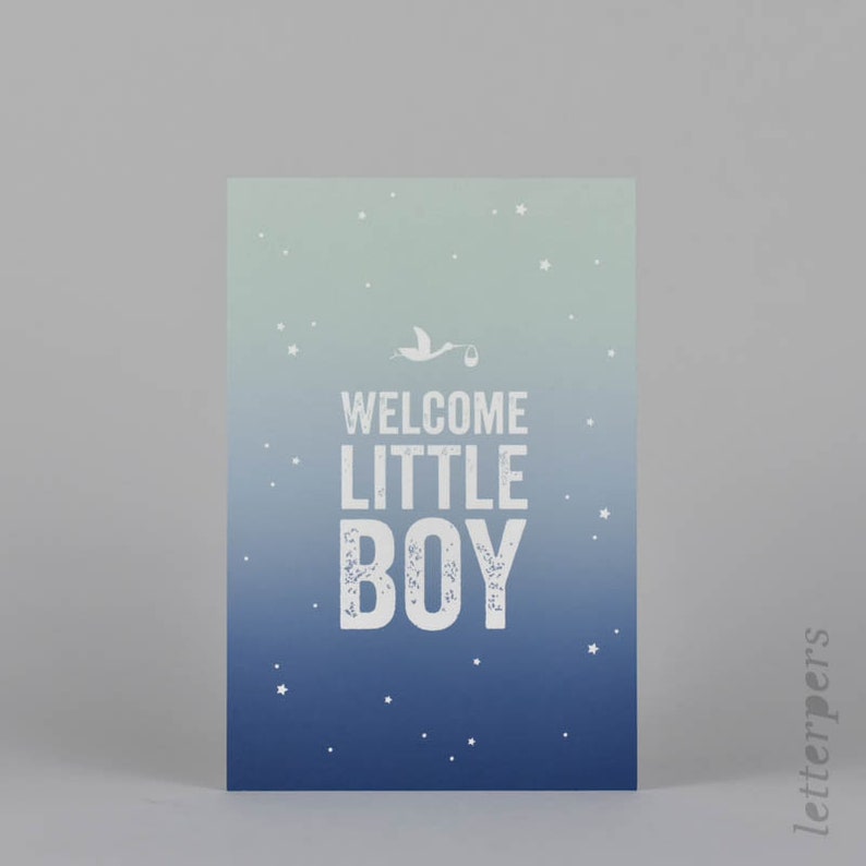 Welcome Little Boy - Etsy