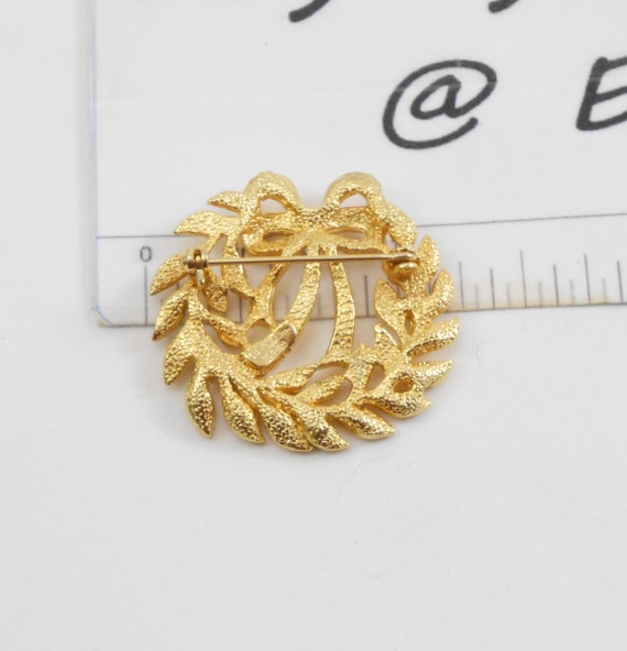 Vintage Eisenberg Ice wreath brooch - Gem