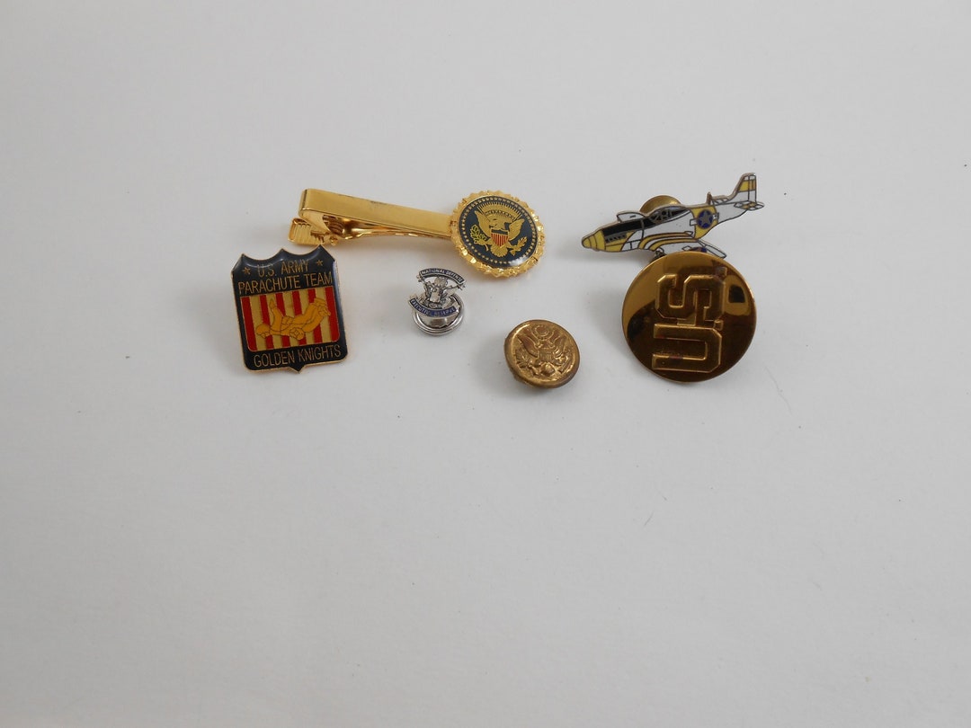 Vintage Military Pin Collection - Etsy
