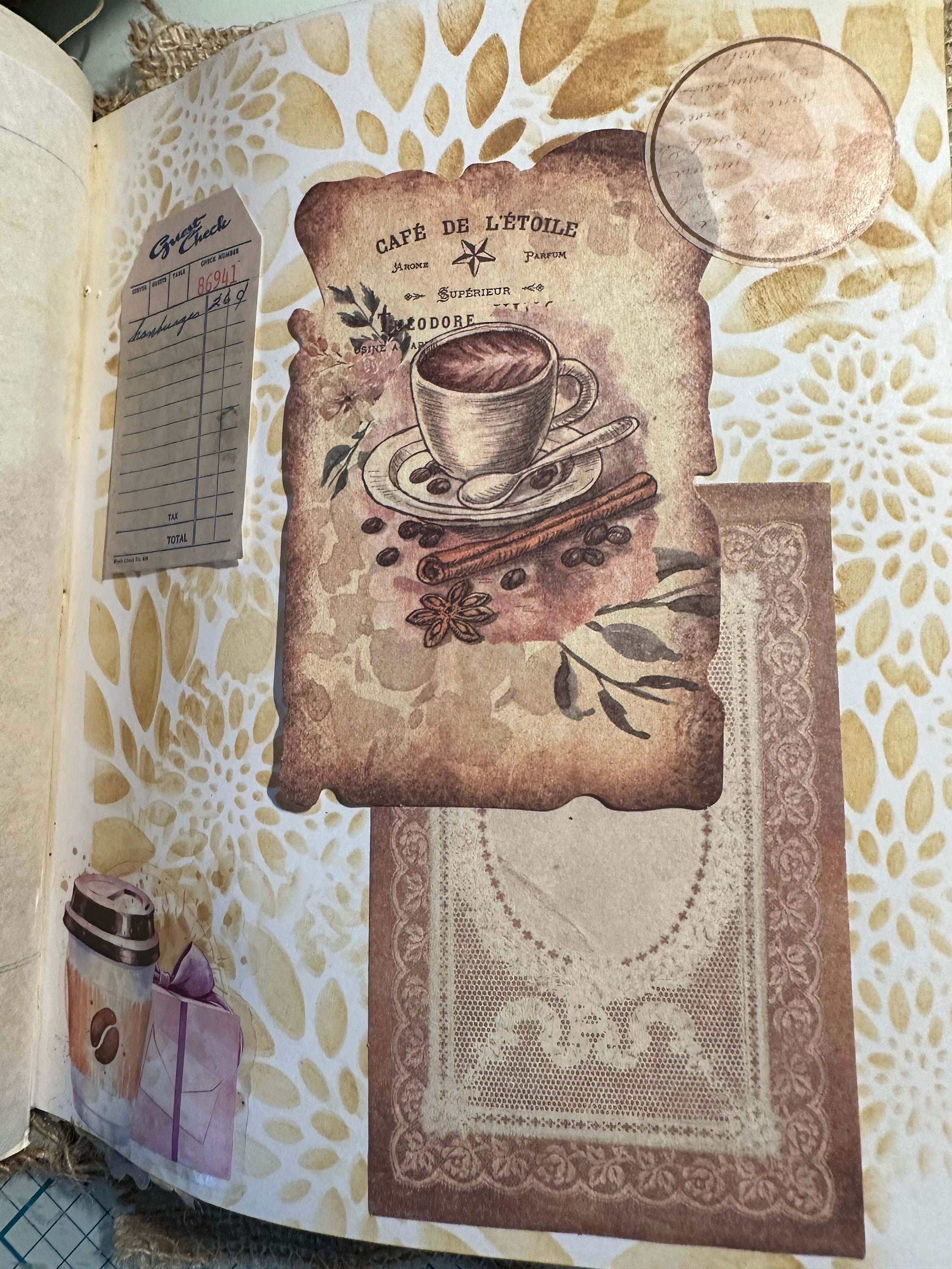 Coffee Themed Junk Journal - Etsy