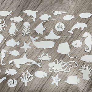 50 Ocean Animals SVG Bundle | Fish Silhouettes | Underwater Animal ...