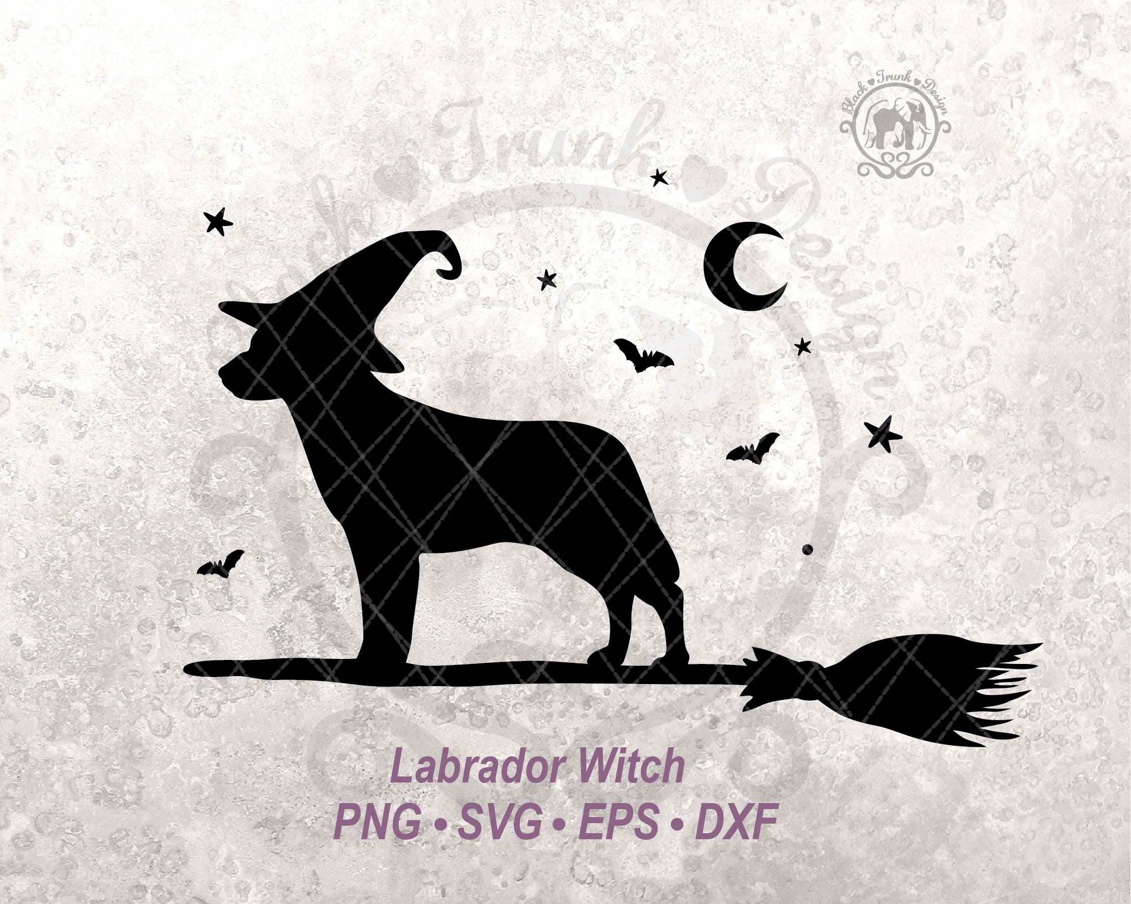 Dog Halloween SVG Spooky Labrador Witch Shirt Graphic Cut File | Cute ...