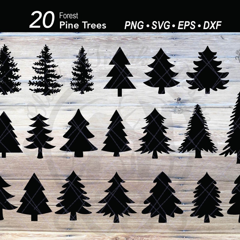 Pine Tree Svg - Etsy